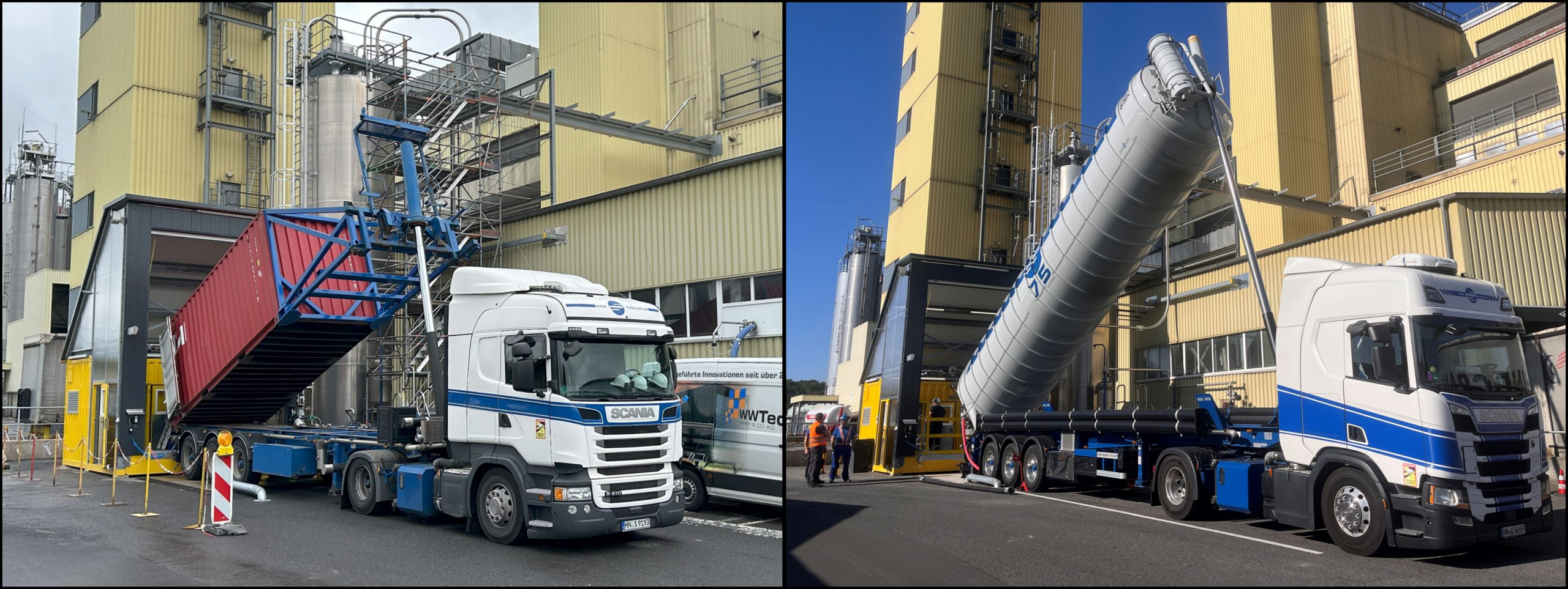 Unloading Station For Silo Trucks And Containers | WWTec